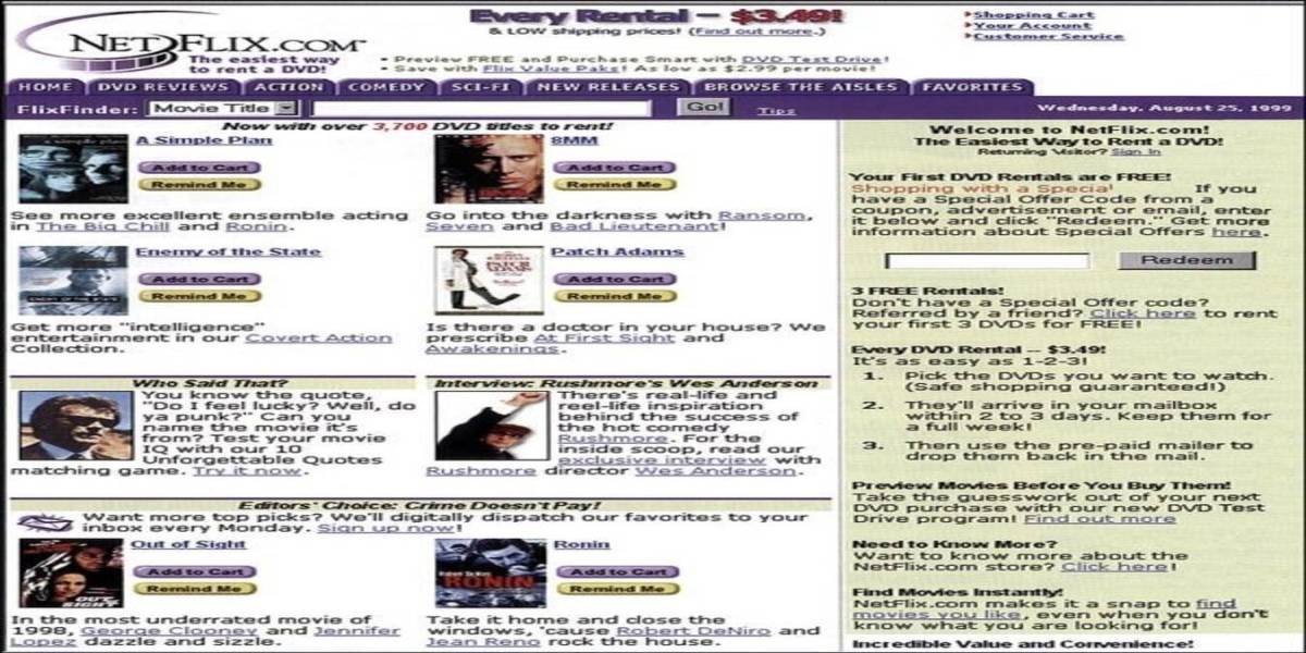 De locadora virtual à gigante do streaming: a evolução da Netflix – Em ...